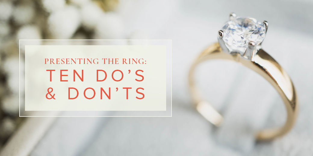 Tips for Presenting The Ring - 10 Dos & Don'ts - Conklyn's Weddings ...